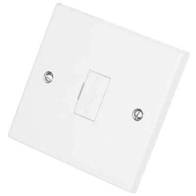 BG 3A DP Unswitched Fused Spur White (953) | CEF