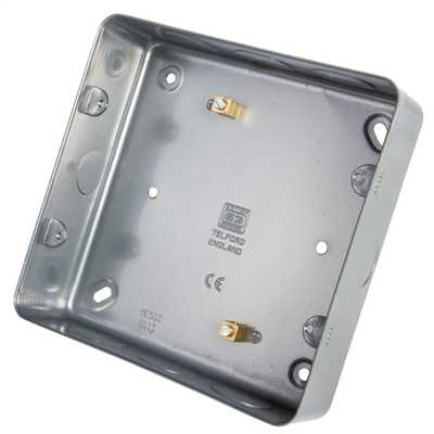 BG 6 and 8 Gang Surface Metal Back Box with Knockouts (MC503) | CEF