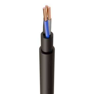 4mm² 3 Core Tuf Sheathed Cable Black (Cut Length Sold By The Mtr ...
