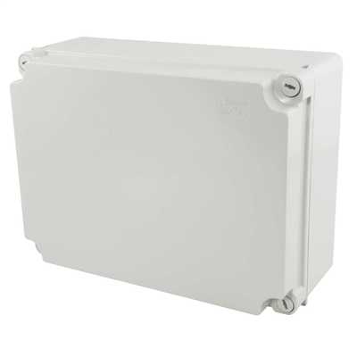 MCG 220mm x 300mm x 120mm Plastic Adaptable Box Grey IP66 (012.A.PL) | CEF