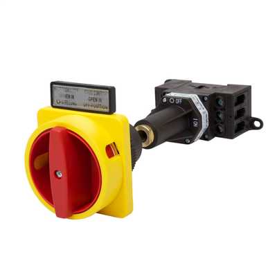 Salzer 25A 3 Pole Rotary Isolator Switch IP66 (3P25ASM) | CEF