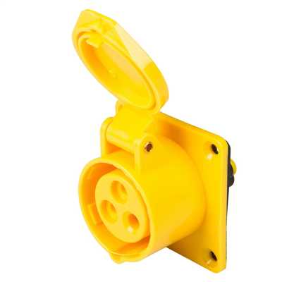 16A 2P+E 110V 3 Way Y Splitter with Cable and Plug IP44 | City ...