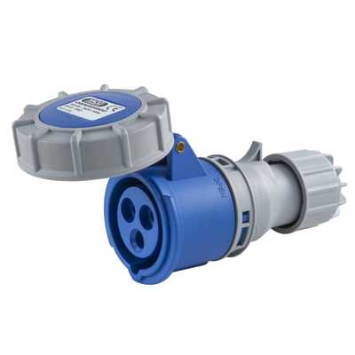 Connexs 16A 2P+E 240V 3 Way Y Splitter with Cable and Plug IP67 ...