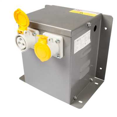 MCG 3.3kVA 230V to 110V Wall / Floor Mounted Transformer with 2 x 16A ...