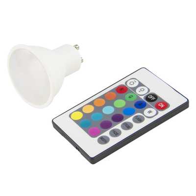 Fusion 4W GU10 LED Colour Changing Lamp with Remote (FGU10/CC) | CEF