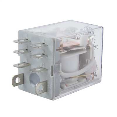 8 Pin 24V DC 10A 2 Pole Changeover Plug In Relay | CEF