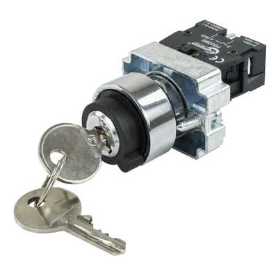 Crompton Selector Key Switch 2 Position Stay Put 1 NO Contact ...