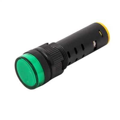 MCG 230V 16mm LED Indicator Lamp Green (PL16-240G) | CEF
