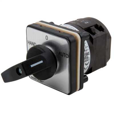 Salzer 20A 1 Pole Panel Mounting Hand Off Auto Switch IP66 (SP20AHOAPM ...