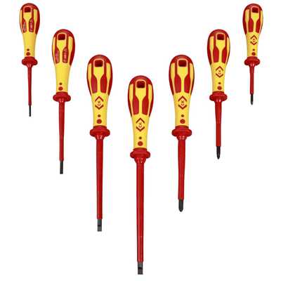 CK 7 Piece VDE Screwdriver Set (T49193D) | CEF