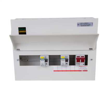 Crabtree Loadstar 10 Way Flexible Dual 80A RCD High Integrity Metal ...