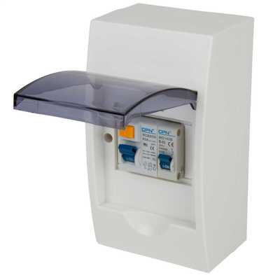 Cudis CPN 4 Way 63A 30mA RCD Insulated Consumer Unit with 40A Type B ...