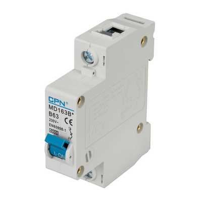 Cudis CPN MD 63A Single Pole 4.5kA B Curve MCB (MD163B) | CEF