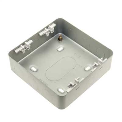 Deta 6/8 Gang Surface Mounting Box Metal Clad with Knockouts (M1230) | CEF