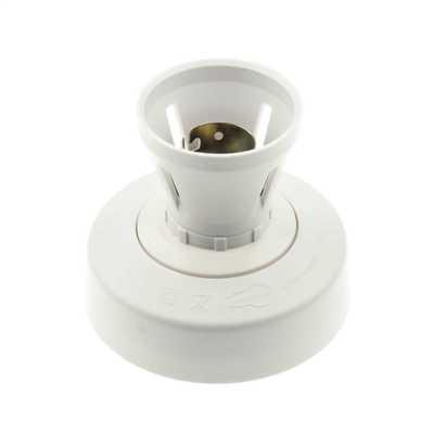 Deta Straight Batten Lampholder with Home Office Skirt (V1289) | CEF