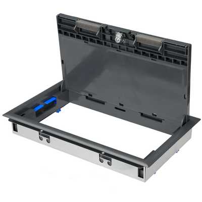 Electrak Lockable Lid Assembly for 3 and 4 Compartment Floor Box ...
