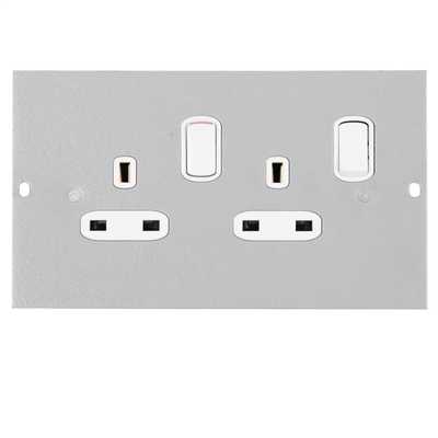 Electrak 13A 2 Gang Double Switched Socket for Floor Box (CR022) | CEF