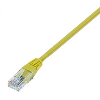 Emitex 0.5m CAT5E UTP Booted Patch Lead Yellow (EM03.021) | CEF