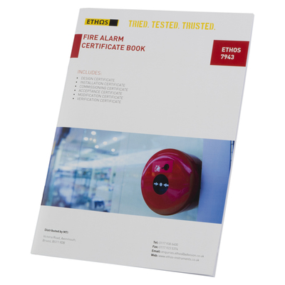 Ethos Fire Alarm Certificates (ETHOS 7943) | CEF