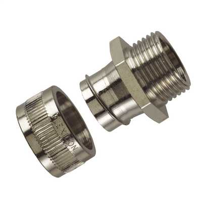Flexicon FU16-M20-M 20mm Fixed Male Gland for Flexible Conduit (Sold in 1's) (FU16-M20-M) | CEF