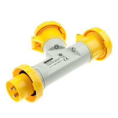 Gewiss 16A 2P+E 110V 2 Way Socket Outlet IP67 (GW64008) | CEF