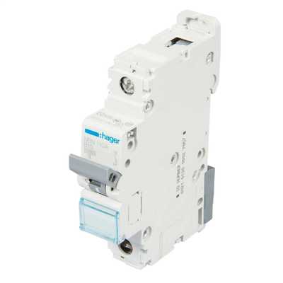 Hager 10A Single Pole 10kA B Curve MCB (NBN110A) | CEF