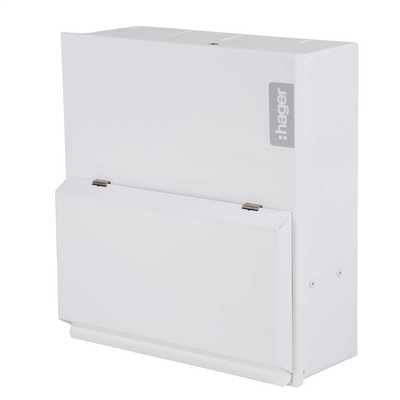 Hager 6 Way 63A Isolator Incomer Metal Clad Consumer Unit (VML206) | CEF