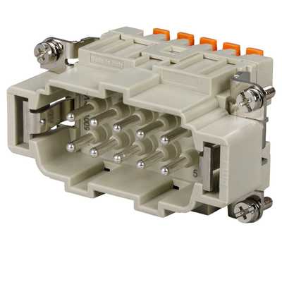 Ilme 16A 10 Pole + E Male Insert Spring Terminal Connections (CSHM10) | CEF