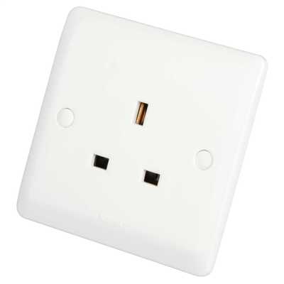 Legrand 13A 1 Gang Unswitched Socket White (730065) | CEF