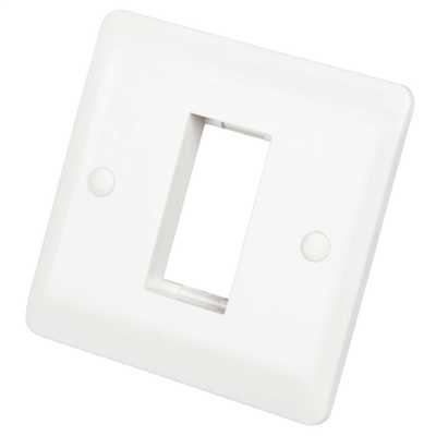 Legrand 1 Gang 1 Module Arteor Front Plate White (730091) | CEF