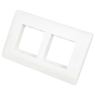 Legrand 2 Gang 4 Module Arteor Front Plate White (730094) | CEF