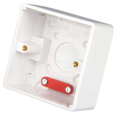 Legrand 1 Gang 47mm Pattress Back Box White (736407) | CEF