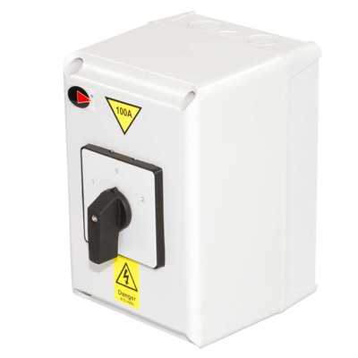 Lewden 100A 4 Pole 3 Position Changeover Switch IP65 (CS/100/4P) | CEF