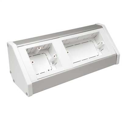 Marco 3 Gang Bench Trunking Unit Aluminium (Sold in 1's) (MTBU3) | CEF