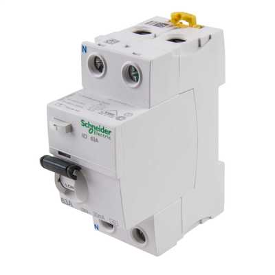 Schneider Acti9 63A 2 Pole 30mA Type AC RCD (A9R41263) | CEF