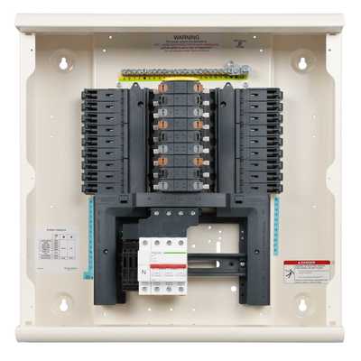 Schneider Merlin Acti9 Isobar P 6 Way 125A TP+N Type B Meter Ready Metalclad Distribution Board ...