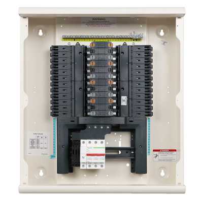 Schneider Merlin Acti9 Isobar P 8 Way 125A TP+N Type B Meter Ready Metalclad Distribution Board ...