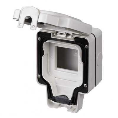 MK Masterseal Plus 1 Gang 1/2 Euro Module Data Telecom Empty ...