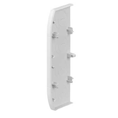 MK Prestige 3D Dado End Cap White (Pack of 2) (VP183WHI) | CEF