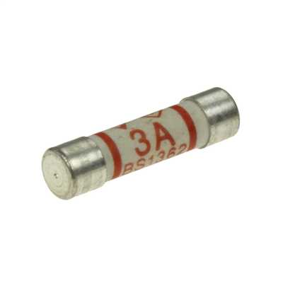 Niglon 3A BS 1362 Plug Top Fuse (Sold in 10's) (F3) | CEF
