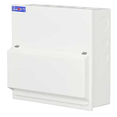 Proteus 8 Way 100A Isolator Incomer Metal Clad Consumer Unit with 6 x ...