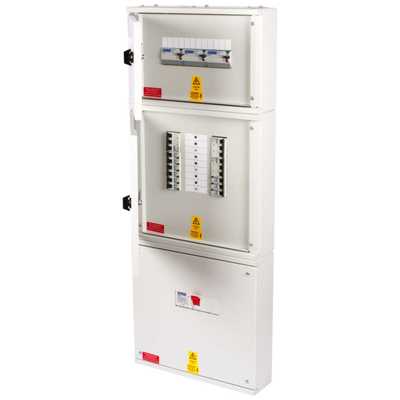 Proteus EV 6 Way TP+N Populated Distribution Board with 200A Mains ...