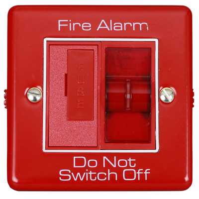 RPP Easy Clip 3A Key Switch Fused Connection Unit with Neon Metal Clad ...