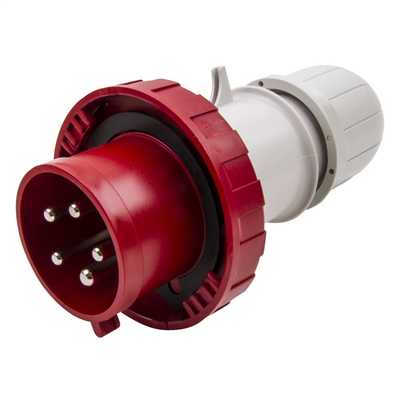 Scame ADVANCE 2 32A 3P+N+E 415V Interlocked Switched Socket with Din ...