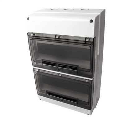 Scame DOMINO IP66 24 Module Insulated Enclosure with Terminal Blocks ...