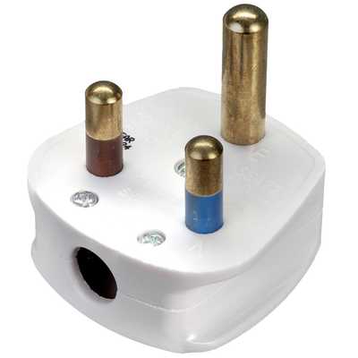 Schneider GET 15A Round Pin Plug White (TOP15AR) | CEF