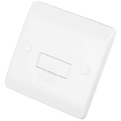 Scolmore Click Mode 13A Unswitched Fused Spur with Flex Outlet White ...