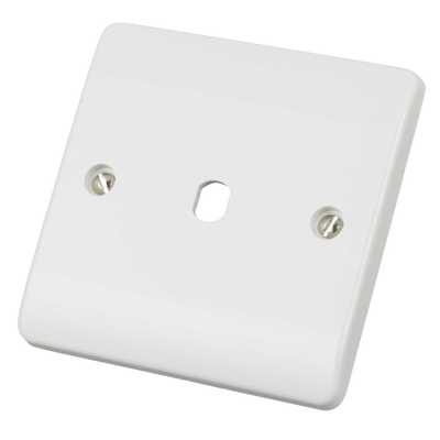 Scolmore Click Mode 1 Gang Dimmer Plate White (CMA145PL) | CEF