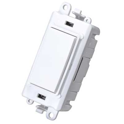 Scolmore Click Gridpro 20A 3 Position Retractive Switch Polar White ...
