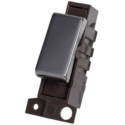 Scolmore Click Mini Grid 10A 3 Position Switch Module Polished Chrome ...